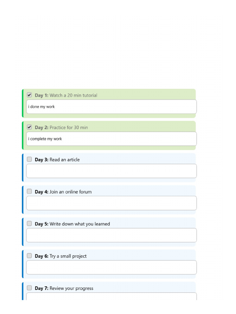 My Personal Success Plan | PDF