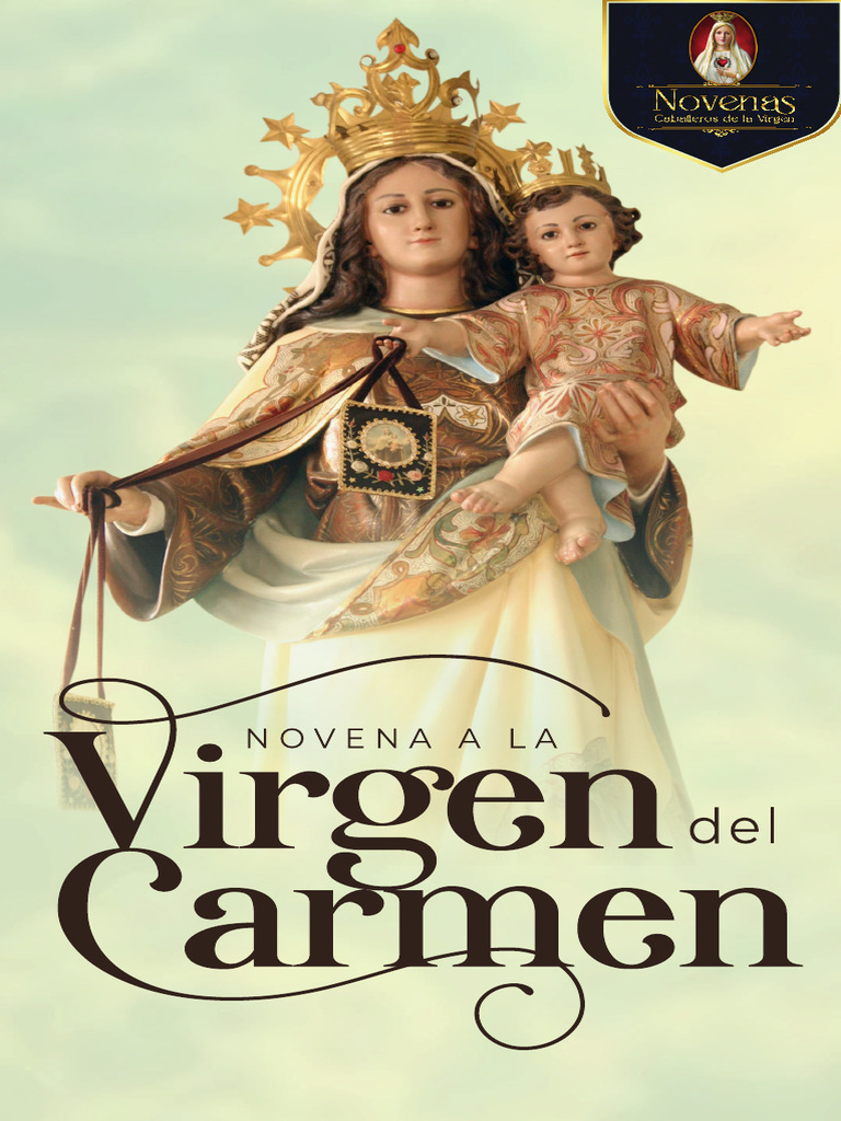 NOVENA A LA VIRGEN DEL CARMEN - Compressed 1 | PDF | María, madre de Jesús | Intercesión
