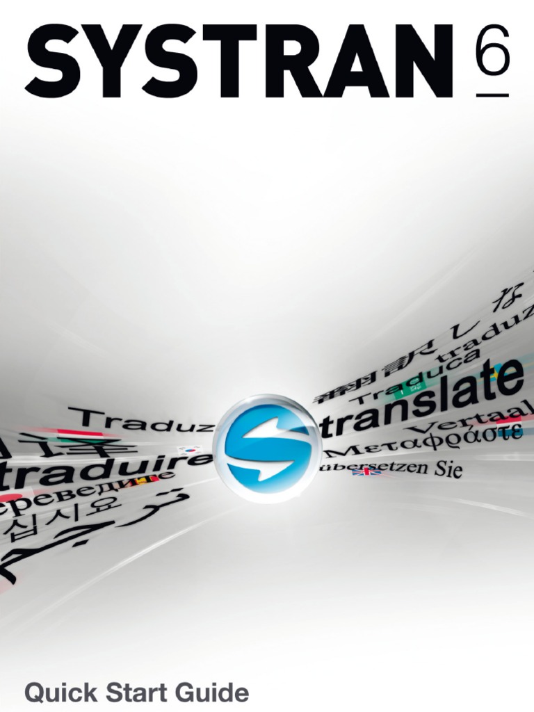 SYSTRAN v6 QuickStartGuidePRO | PDF