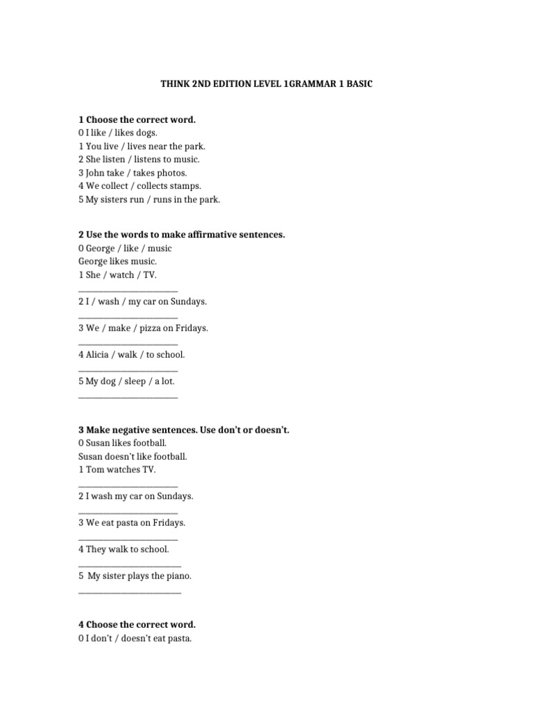 8th Grade English Grammar Review | PDF