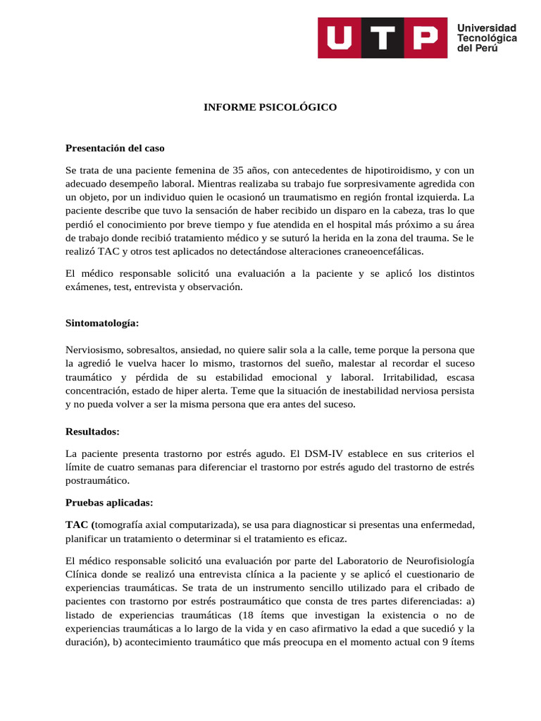 S14 Ejercicios en Clases | PDF | Ansiedad | Estrés (biología)