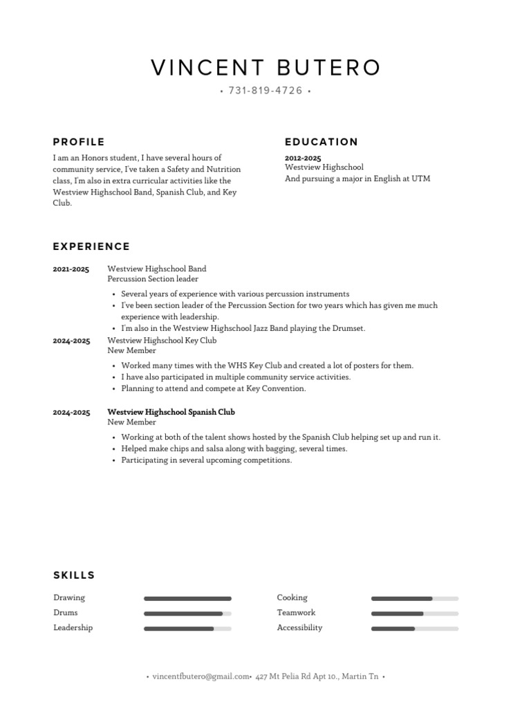 Vincent Butero's Resume - 20250304 - 224642 - 0000 | PDF