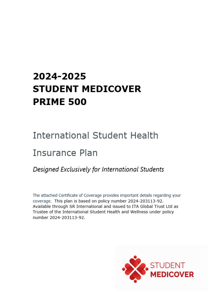 Medicover Prime 500 Coverage Details | PDF | Insurance | Psychiatry
