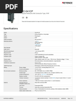 Keyence LM-1100 Data Sheet | PDF | Power Supply | Imaging
