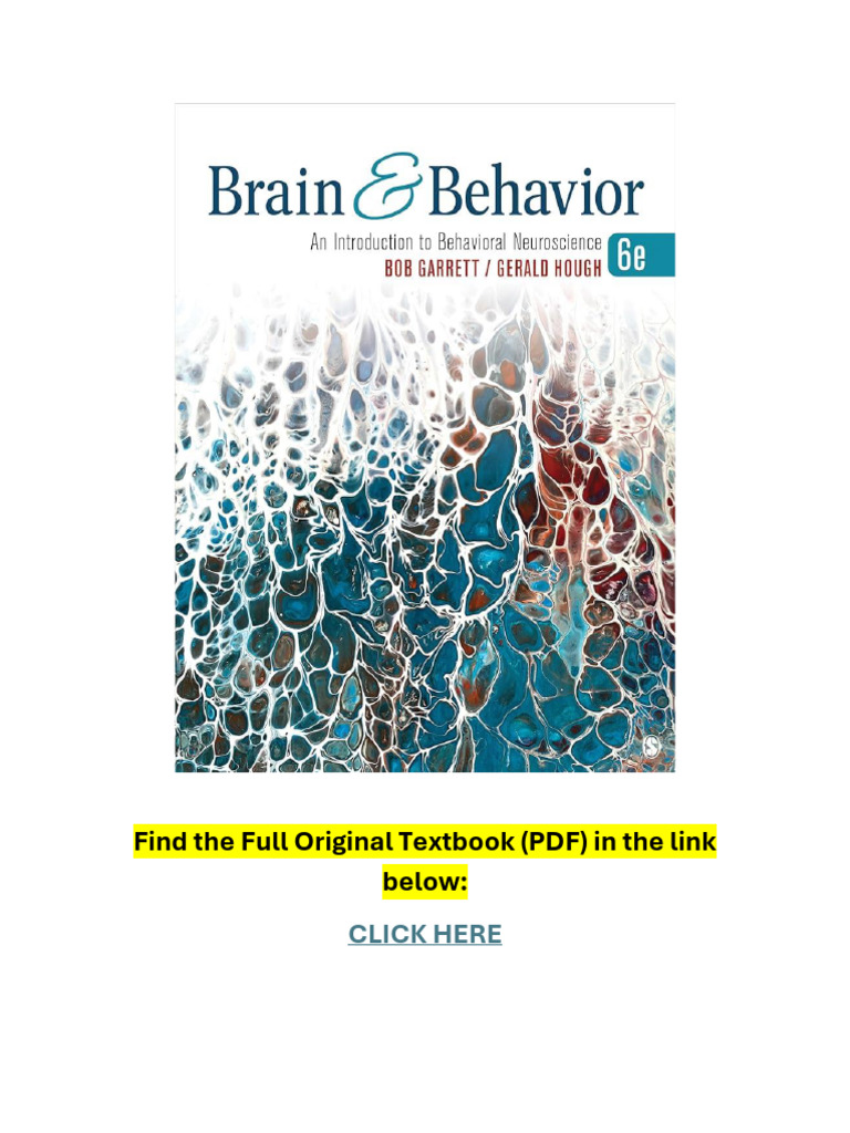 Brain & Behavior: Neuroscience Insights | PDF | Neuron | Synapse
