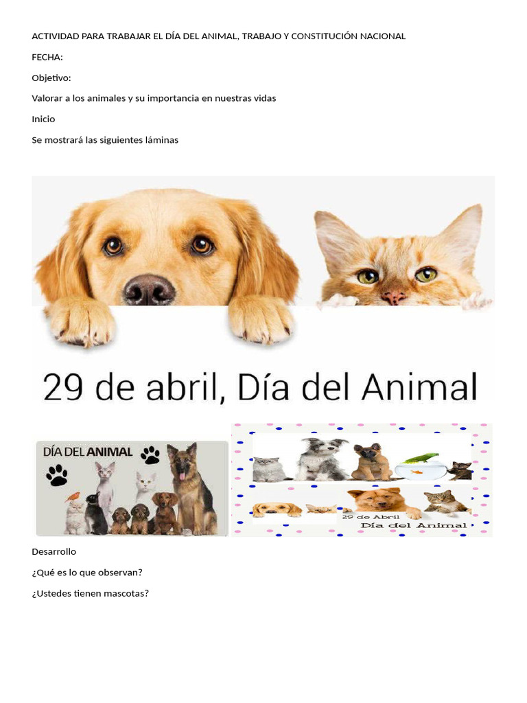 Actividad para Trabajar El Día Del Trabajo | PDF