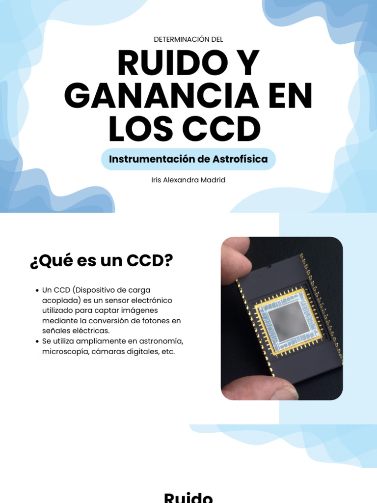 Ccd | PDF | Dispositivo de carga acoplada | Procesamiento de la señal