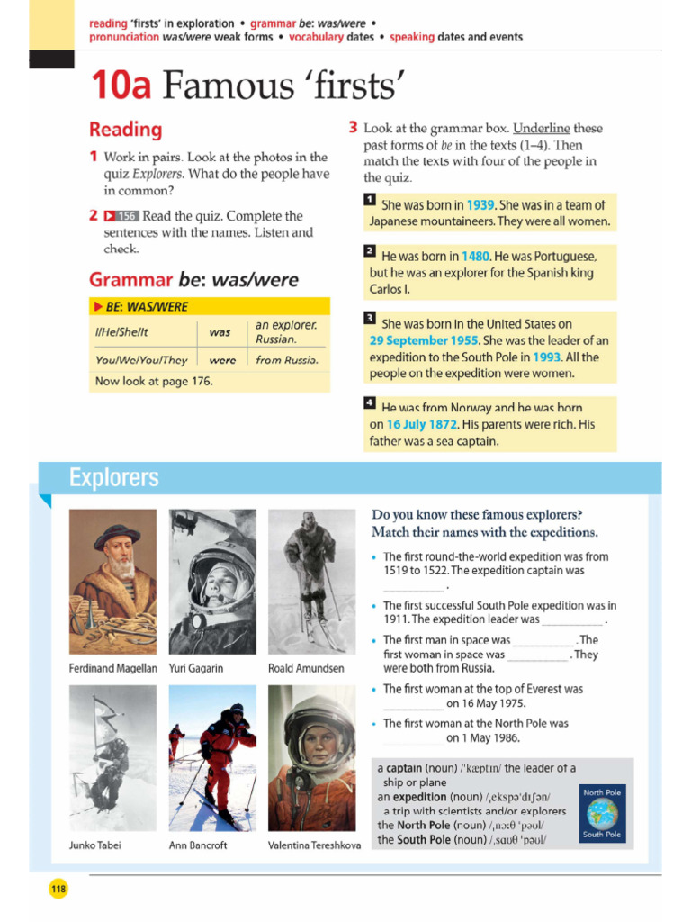10A Famous Firsts | PDF
