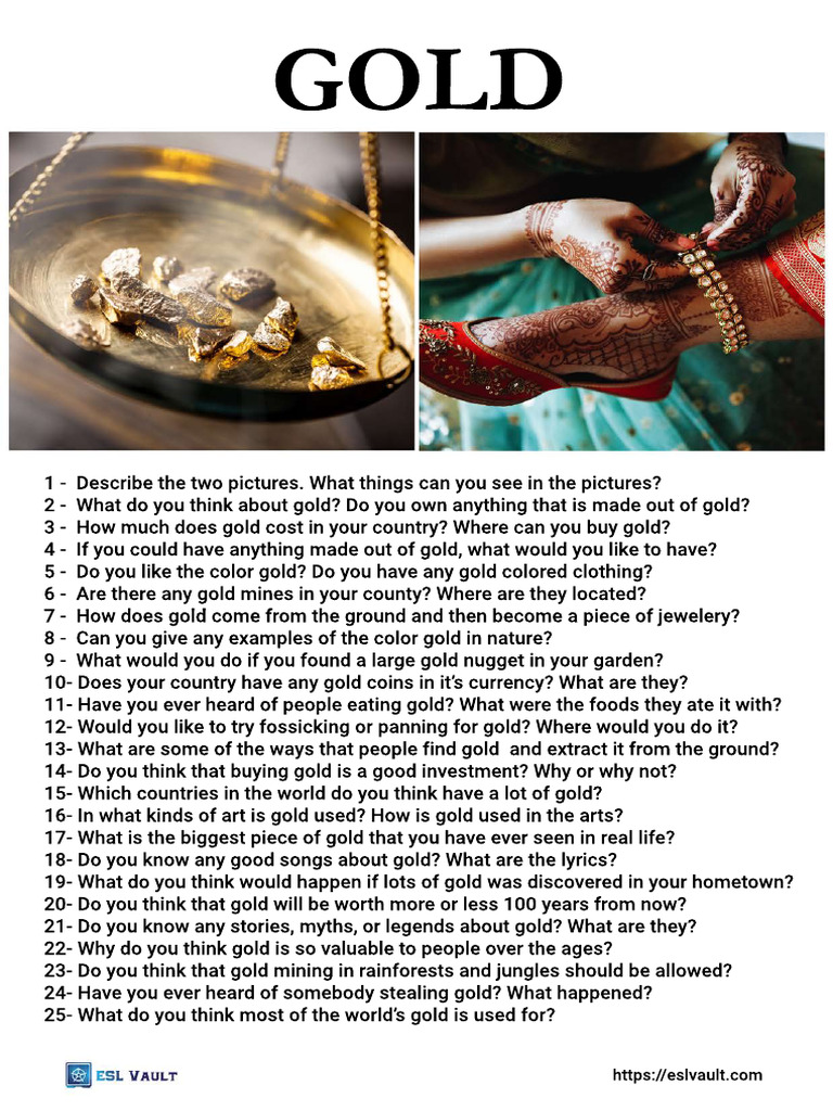 Exploring Gold: Facts and Opinions | PDF