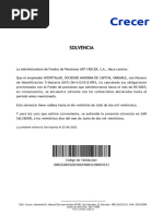 Solvencia AFP Confia - Prisma Estudio S.A. | PDF