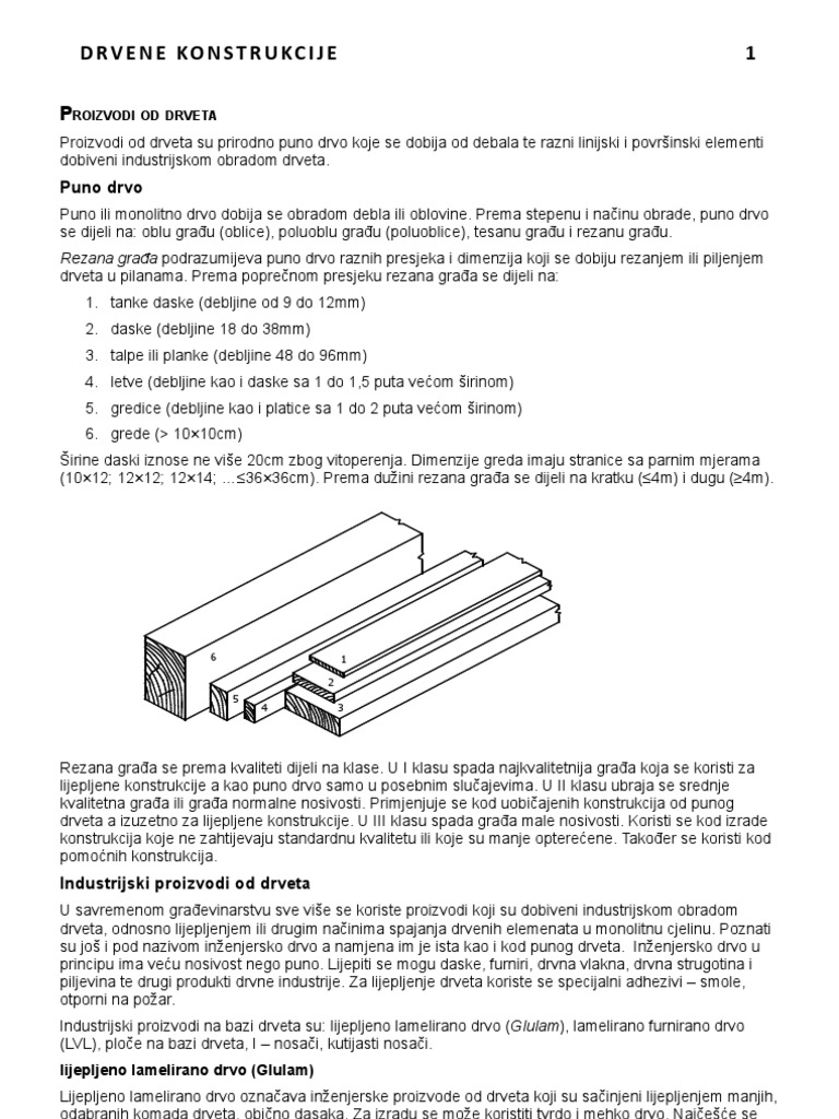 09 Drvene Konstrukcije 00 | PDF