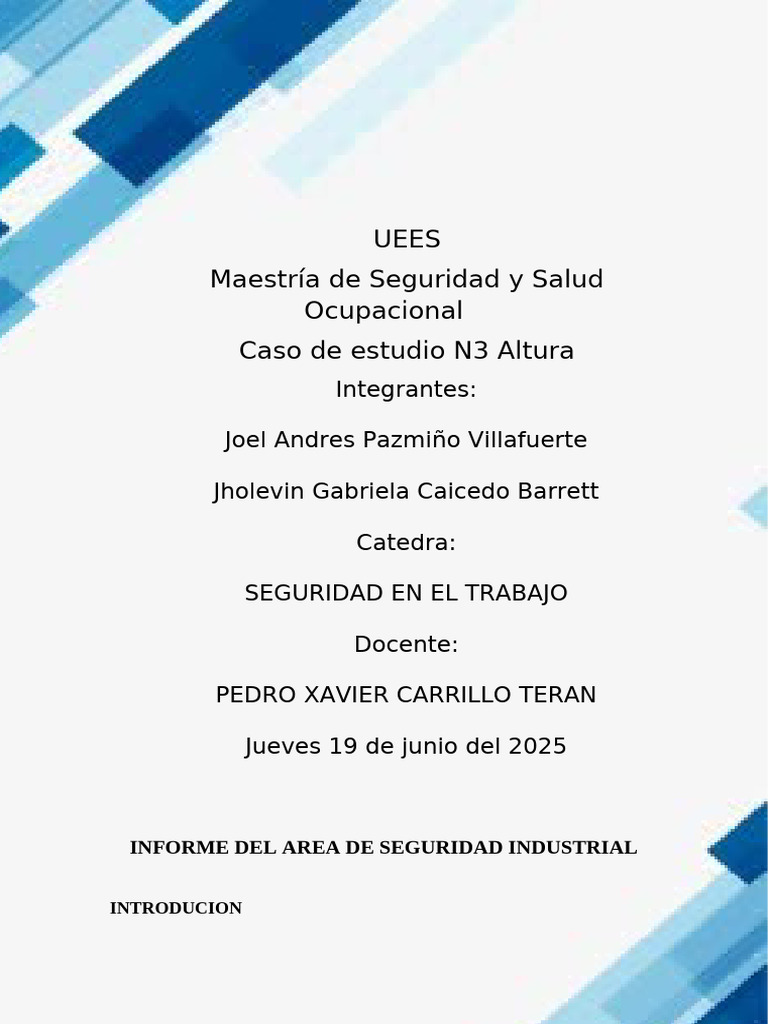 Caso de Estudio N3 Altura | PDF | Andamio | Tornillo