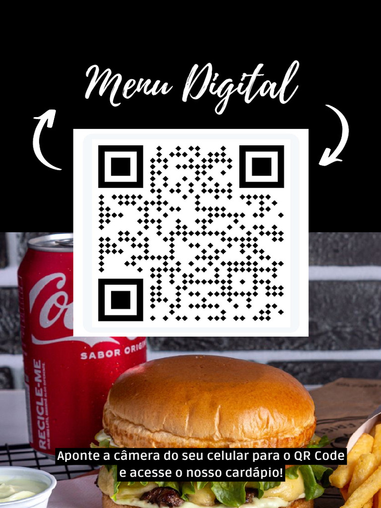 Documento A4 QR code menu digital fotografia salada simples verde.pdf | PDF