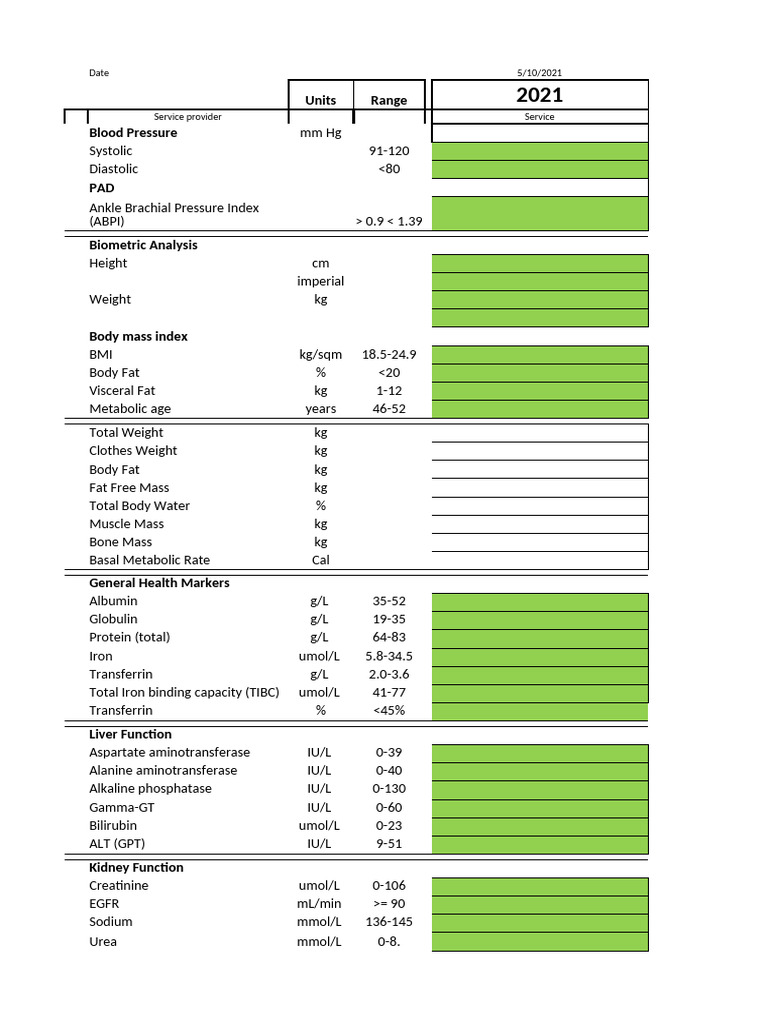 Comprehensive Health Assessment Report | PDF | Heart Rate | Heart