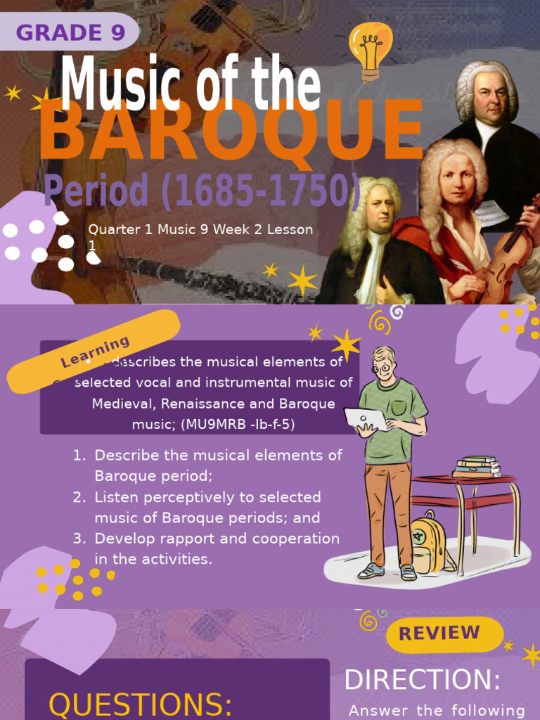 Exploring Baroque Music for Grade 9 | PDF | Baroque Music | Concerto