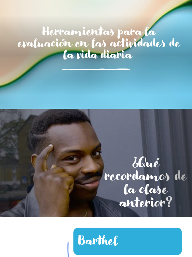 Herramientas para Evaluar AVD | PDF | Ciencias del comportamiento | Sicología