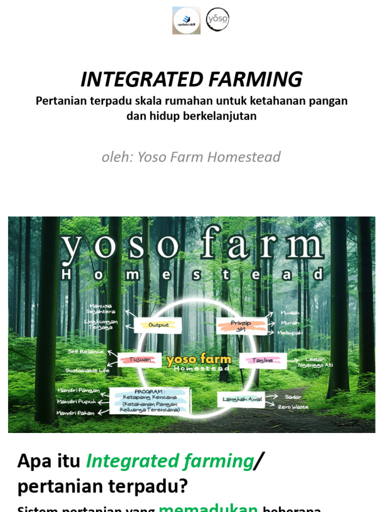 Pertanian Terpadu di Yoso Farm | PDF