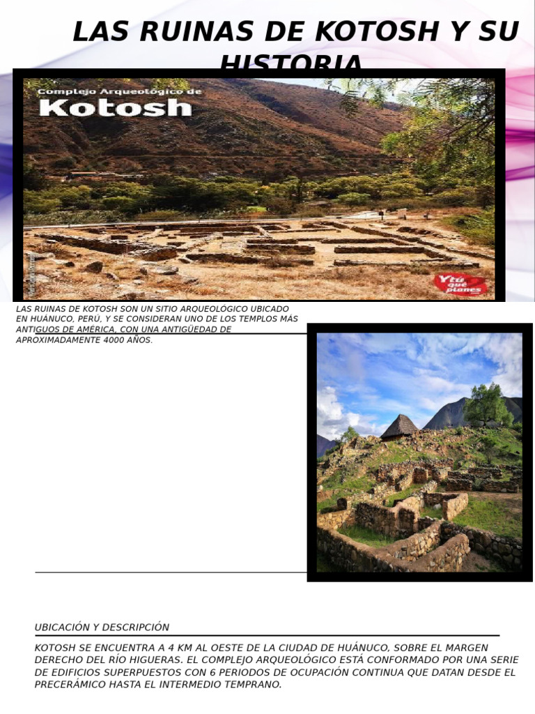 La Cultura Kotosh | PDF | Era precolombina