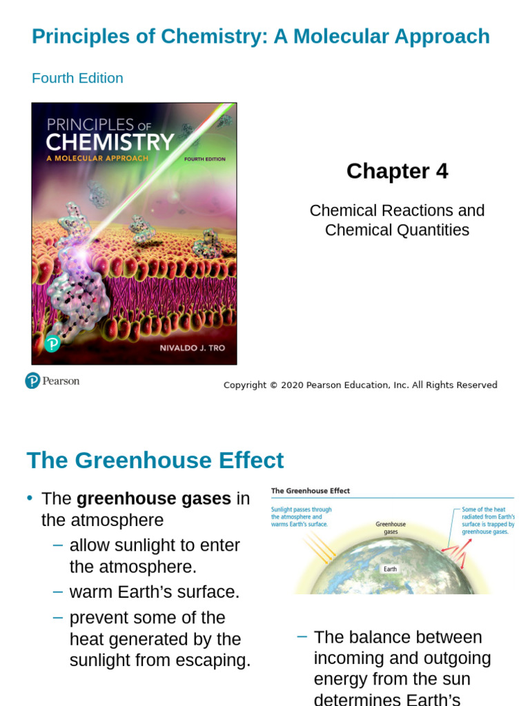 Tro Prin4 ch04 Lecture | PDF | Stoichiometry | Mole (Unit)