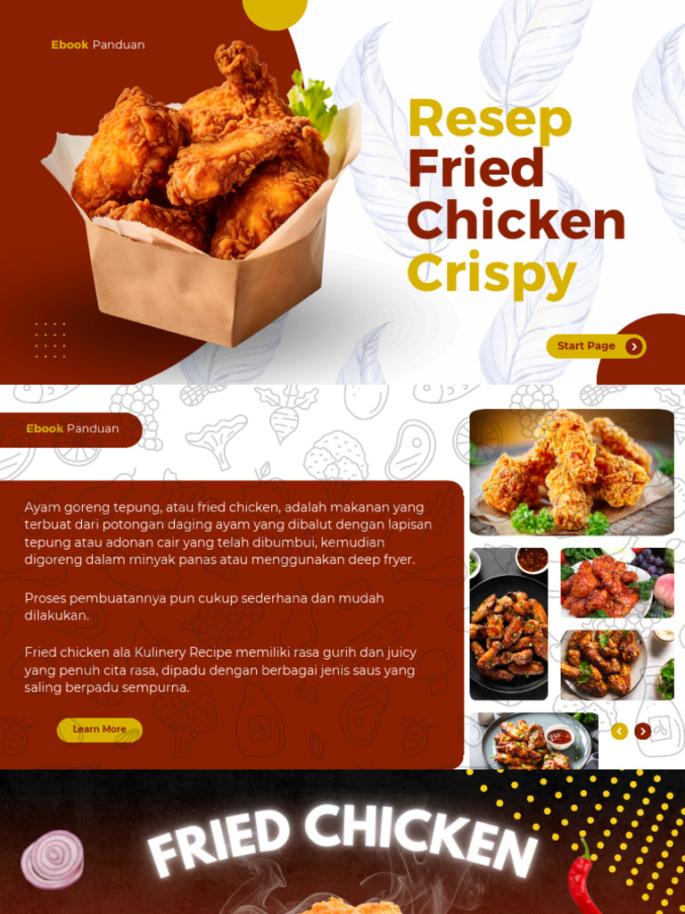 Resep Crispy Fried Chicken | PDF