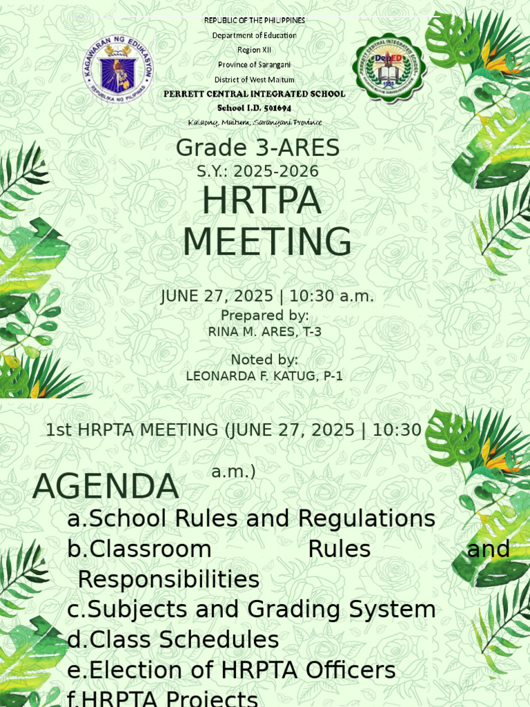 HRTPA Meeting Agenda - June 2025 | PDF