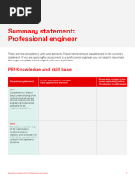 Sample Professional - Engineer - Summary - Statement | PDF | Paragraph ...