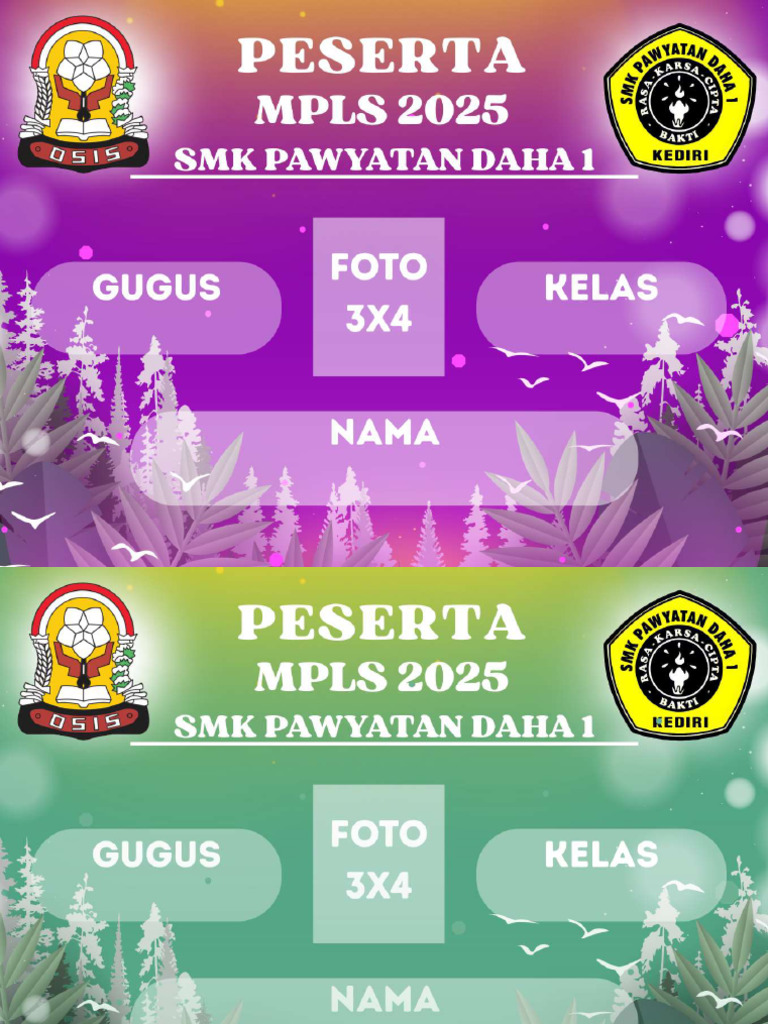 Name Tag Peserta Mpls | PDF