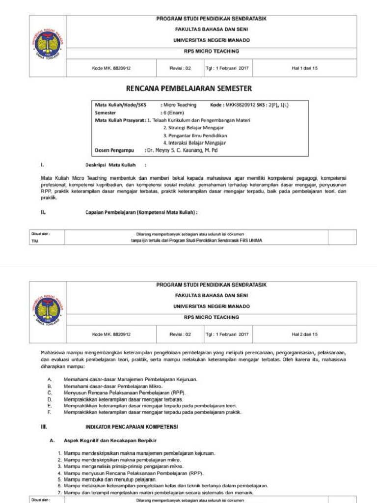 Rps Microteaching | PDF