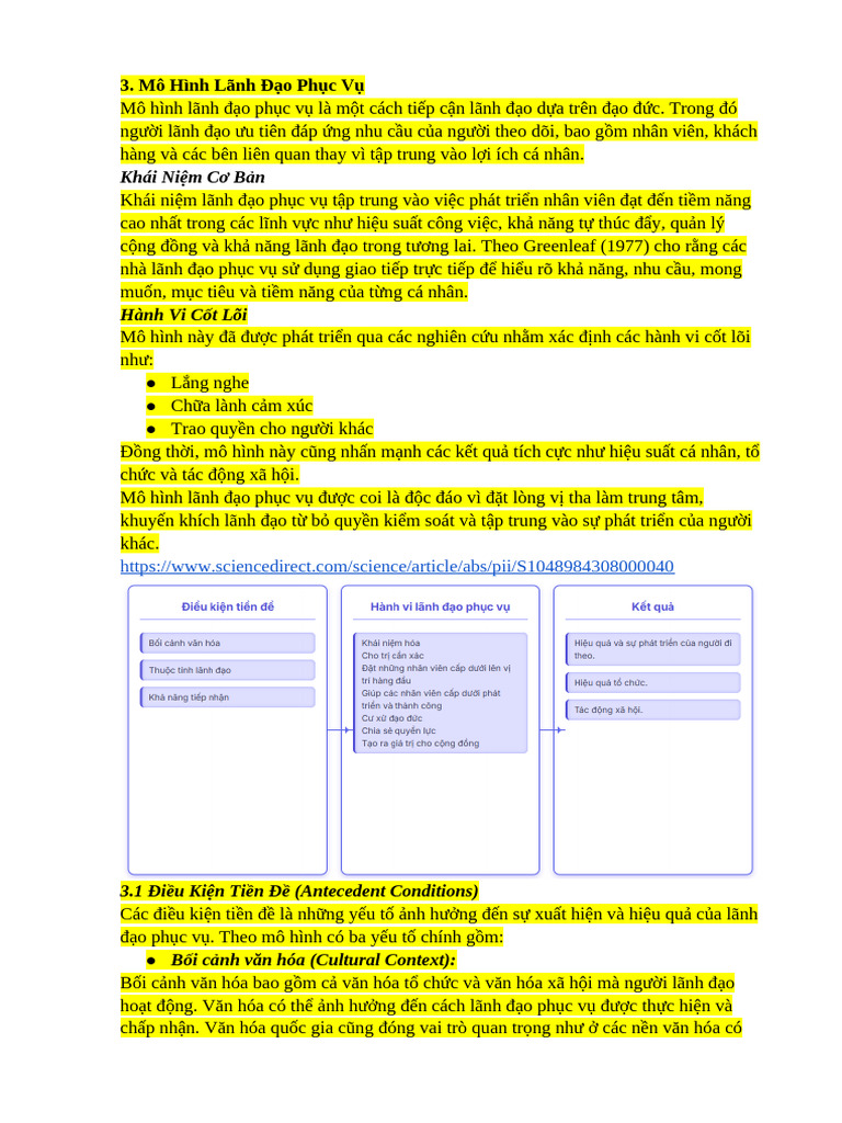 Mô Hình Lãnh Đ o PH C V | PDF