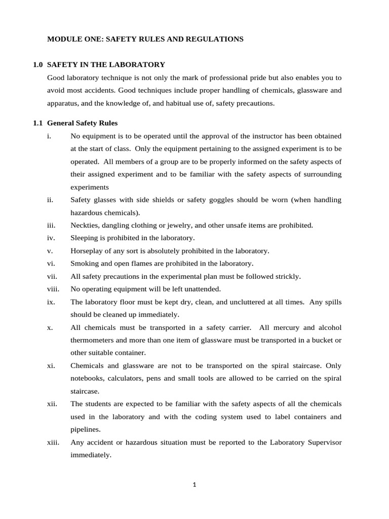GLT 111 Lecture Notes Modules 1-4-1 | PDF | Ph | Titration