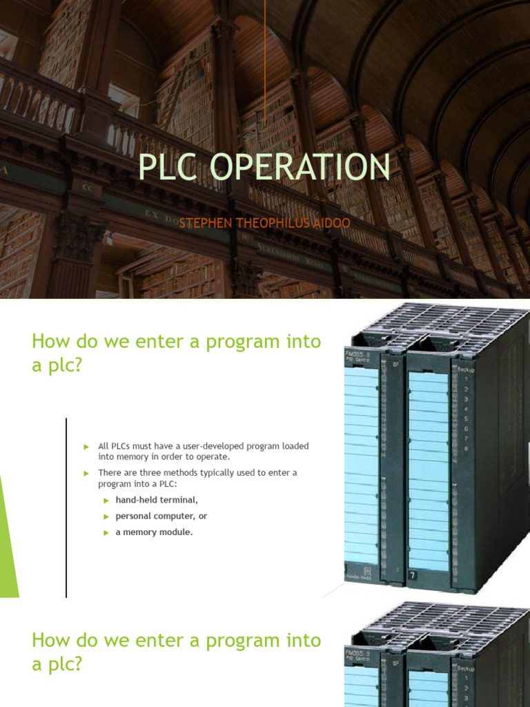 PLC Programming and Operation Guide | PDF | Programmable Logic ...
