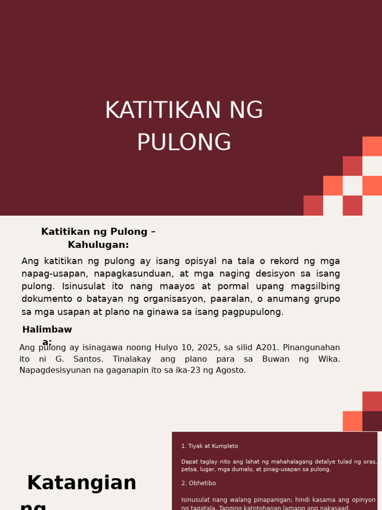 Katitikan NG Pulitika - 20250713 - 233416 - 0000 | PDF