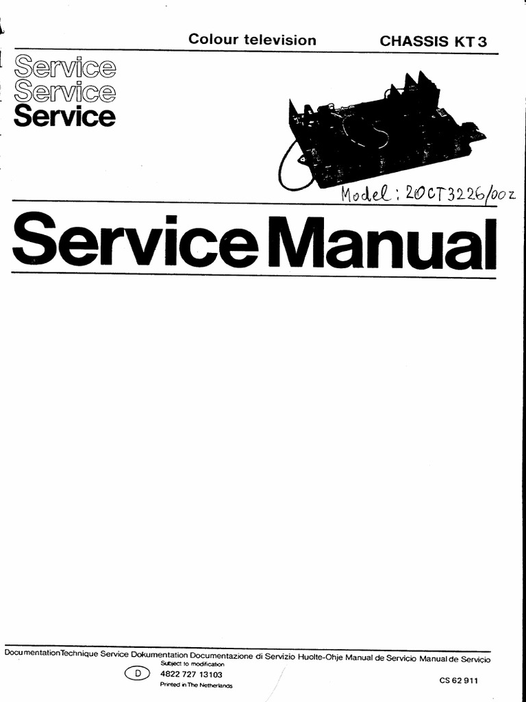 Philips 20ct3226 Chassis Kt3 | PDF