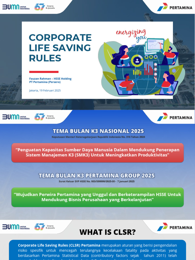 10 Elemen CLSR - PT Pertamina (Persero) | PDF