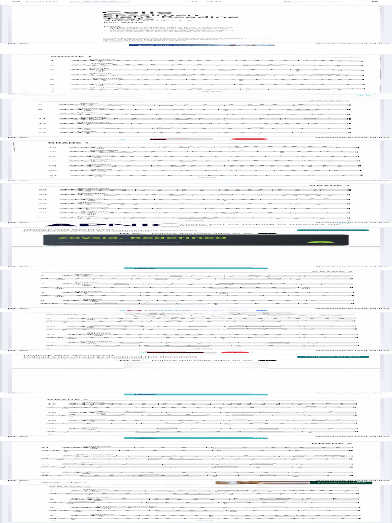 Cello Sight Reading PDF | PDF | Internet