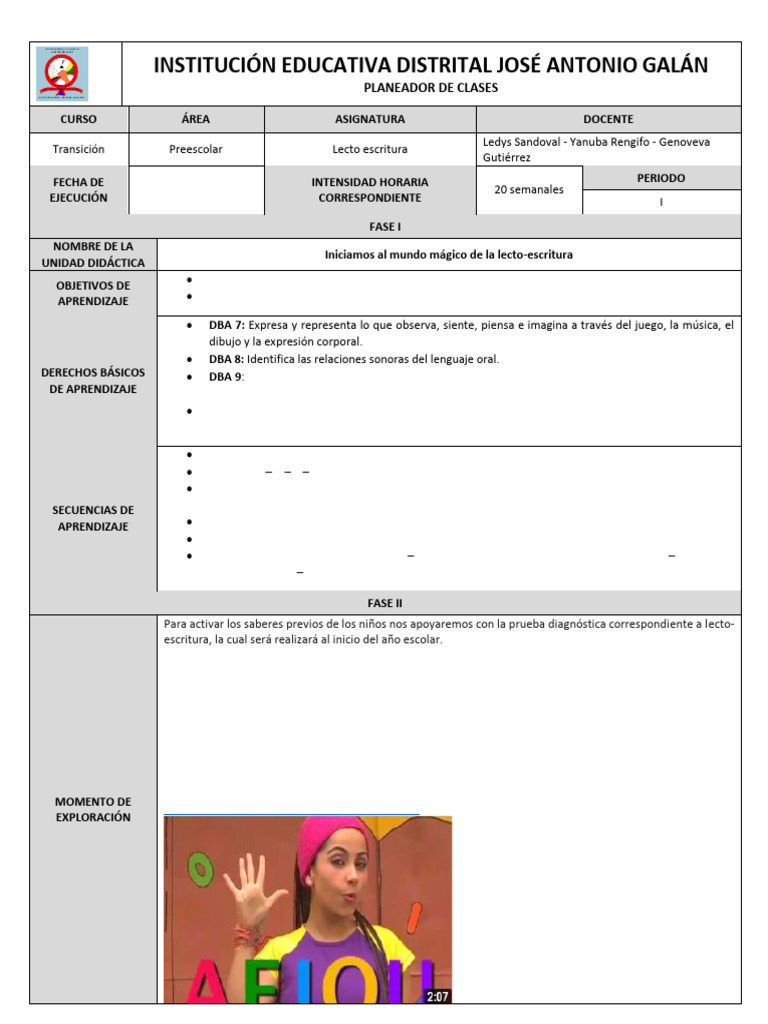 Dimensión Comunicativa - Las Vocales | PDF | Vocal | Comprensión lectora