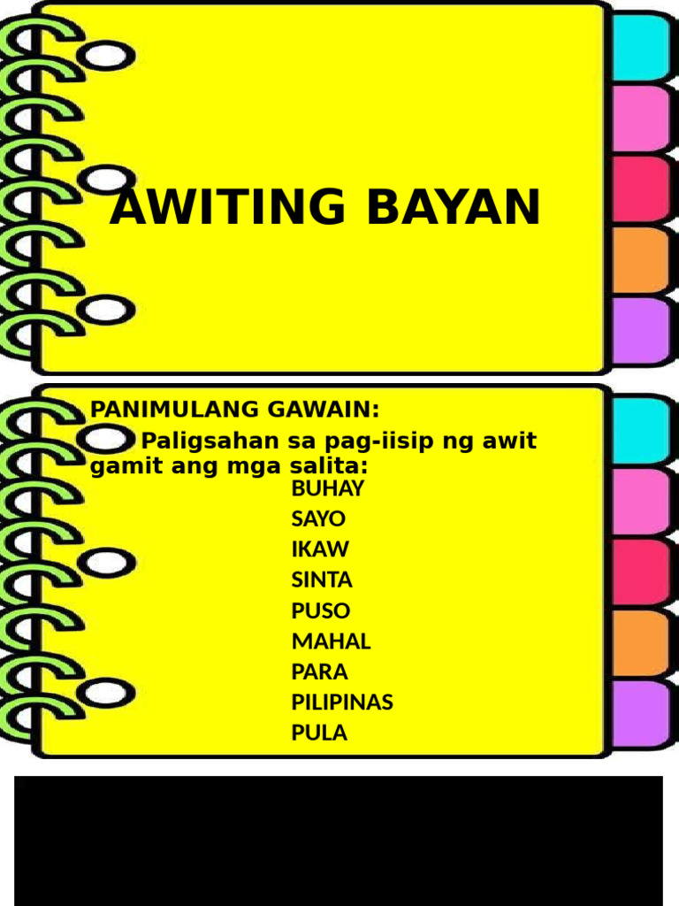 Awiting Bayan | PDF