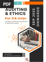 CA Inter Audit Abbreviations List | PDF | Audit | Financial Statement