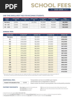 Ais Fees Schedule 2024 2025 | PDF | Payments | Debit Card
