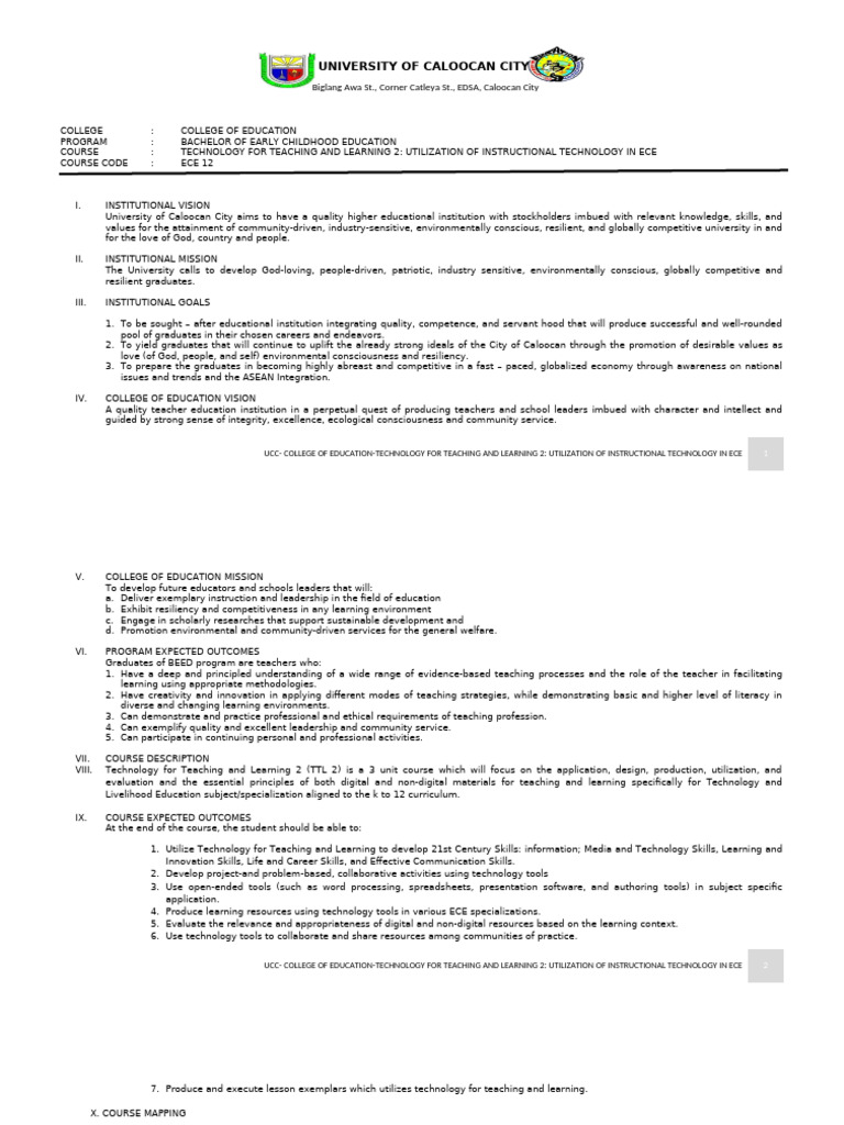 ECE Teaching Materials and Learning Plans | PDF | Educational ...