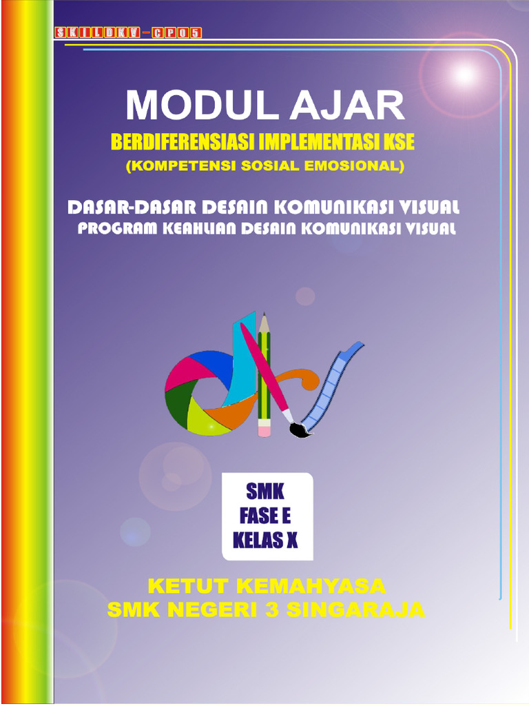 Modul Ajar Sketsa dan Ilustrasi DKV | PDF