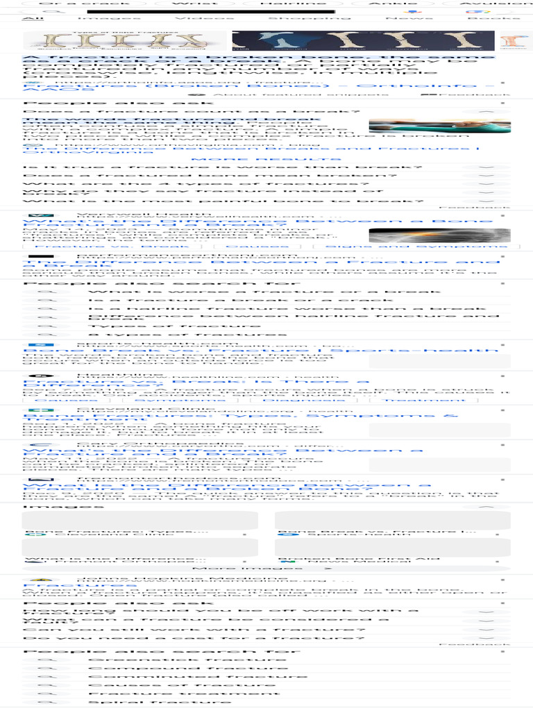 Is A Fracture A Break - Google Search | PDF | Bone | Biomechanics