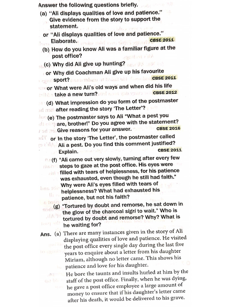 The Letter | PDF