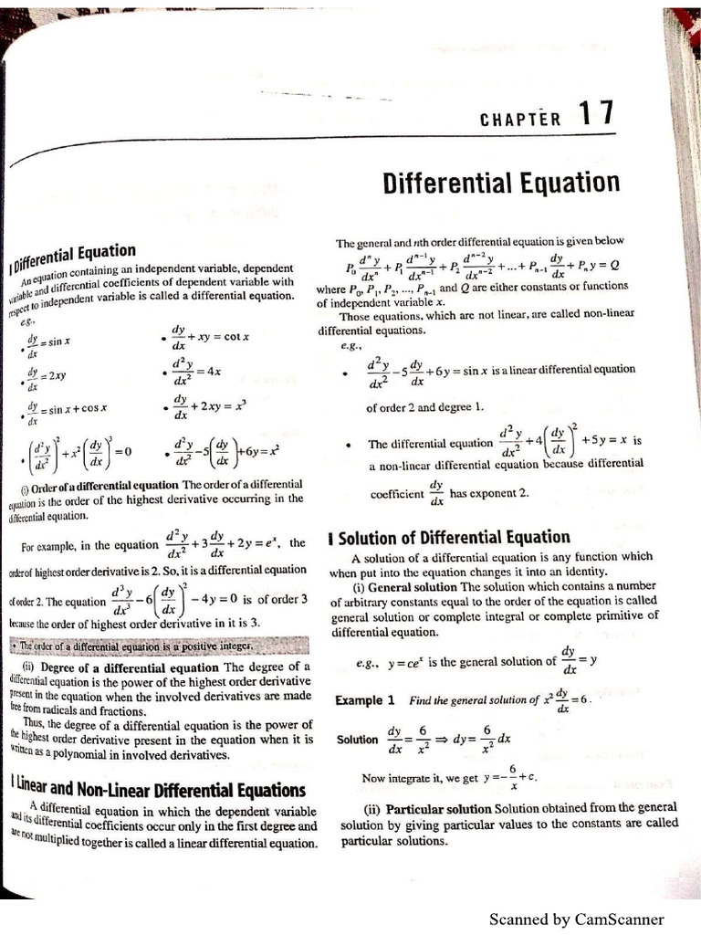 Differential Equations | PDF