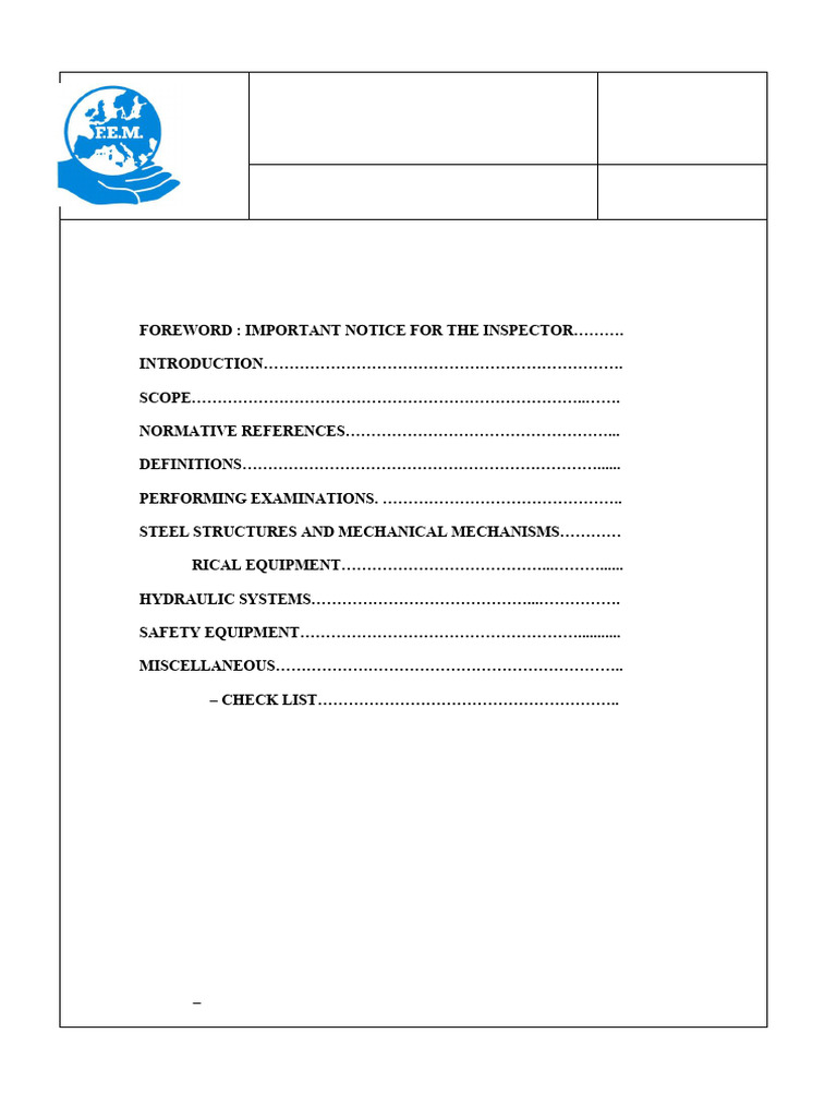 EE-11 - 002 Dock Levelers Safety Inspection | PDF | Welding | Construction