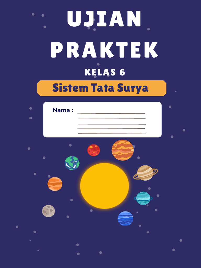 Ujian Praktek Tata Surya Kelas 6 | PDF