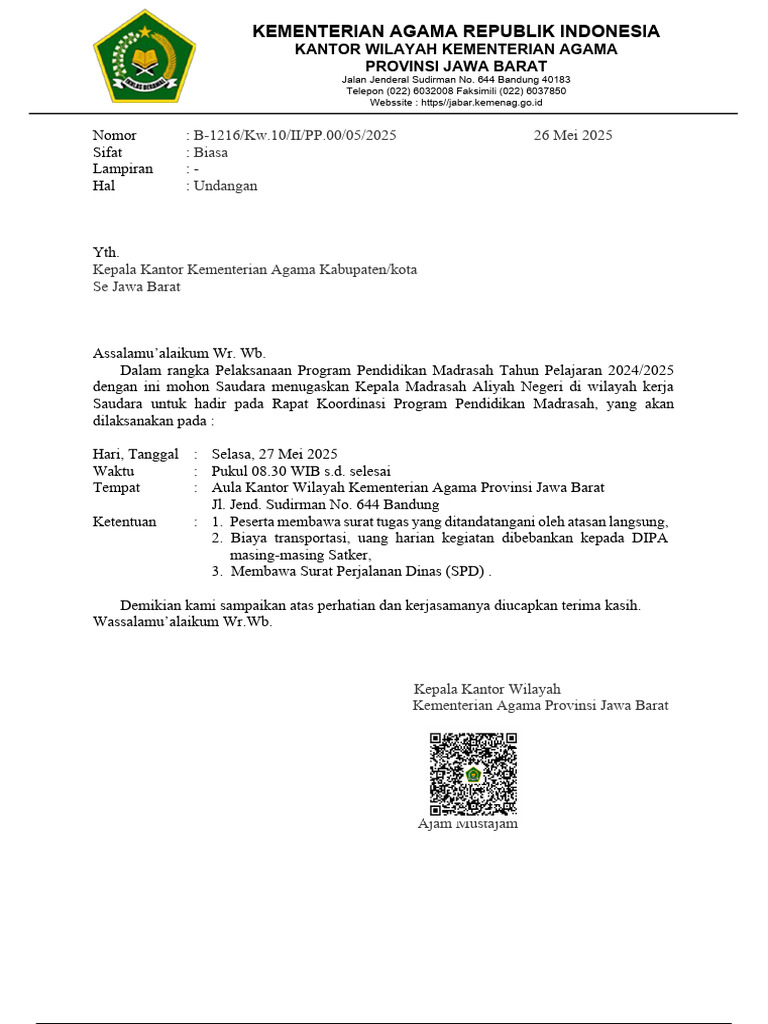 20250526192432surat Undangan Rakor Kep MAN | PDF