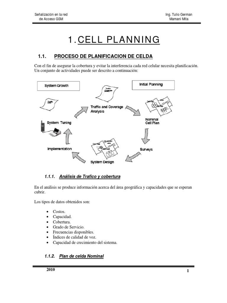 Memorias GSM Cell Planning | PDF | Antena (Radio) | Gsm