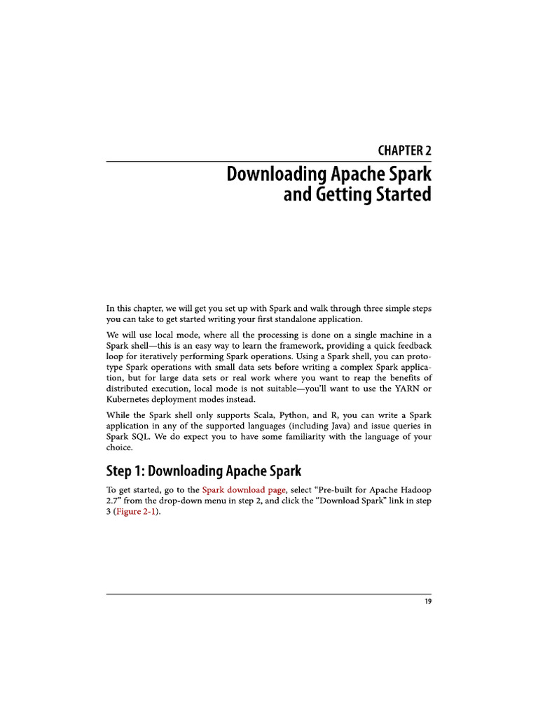 Learning Spark - Chapter 2 | PDF