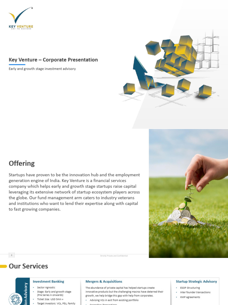 Key Venture Corporate Deck | PDF | Venture Capital | Corporate Finance